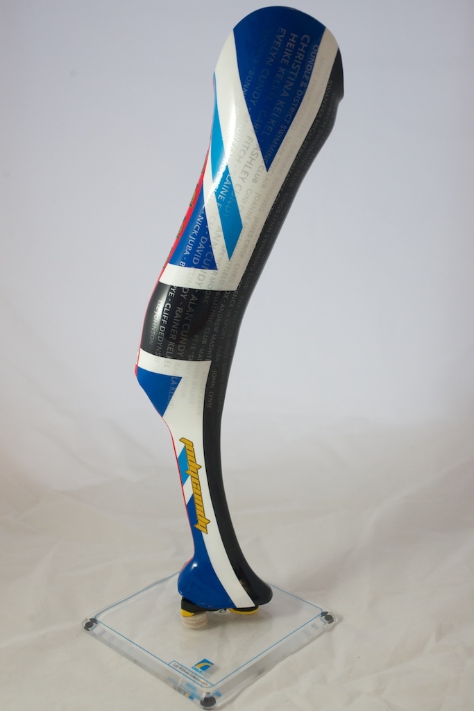 Jody Cundy unveils new racing leg for London2012