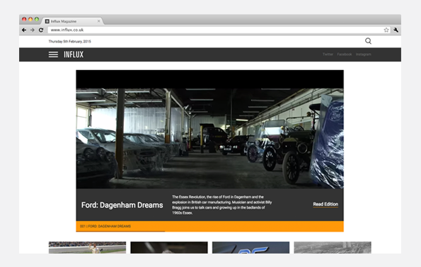 New Website For Influx Magazine Launched - Adrian Flux Blog