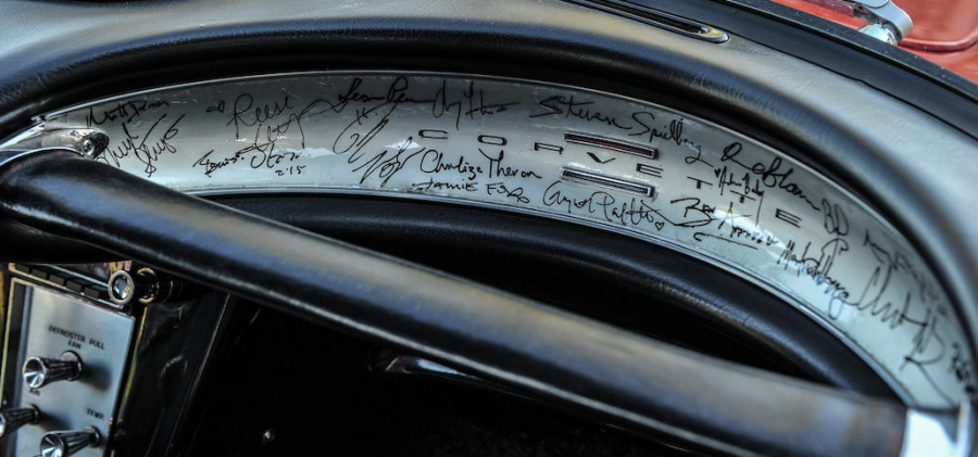 The little red Corvette signed by Hollywood A-listers and Oscar winners ...