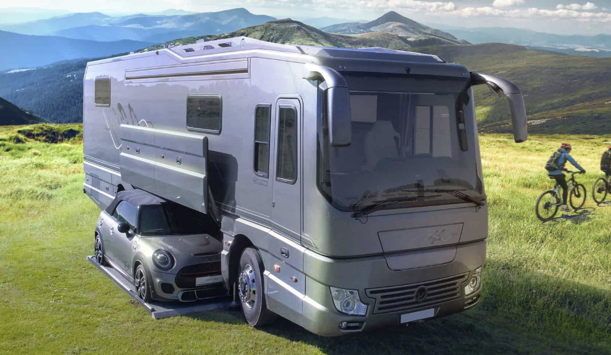 Luxury Motorhomes Car Garage